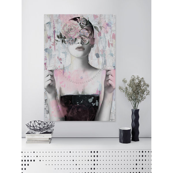 Mercer41 Be Like A Flower by Parvez Taj - Wrapped Canvas Painting | Wayfair